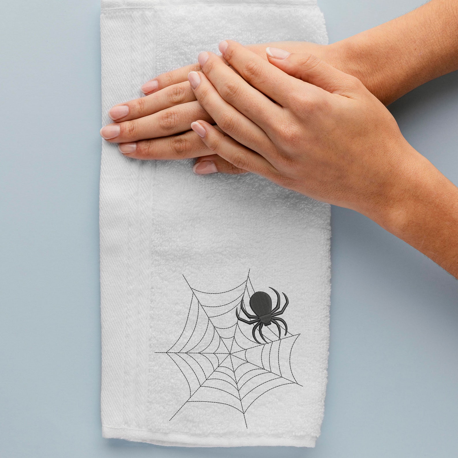 Machine Embroidery Spider Web Pattern Design, Digital Embroidered ...