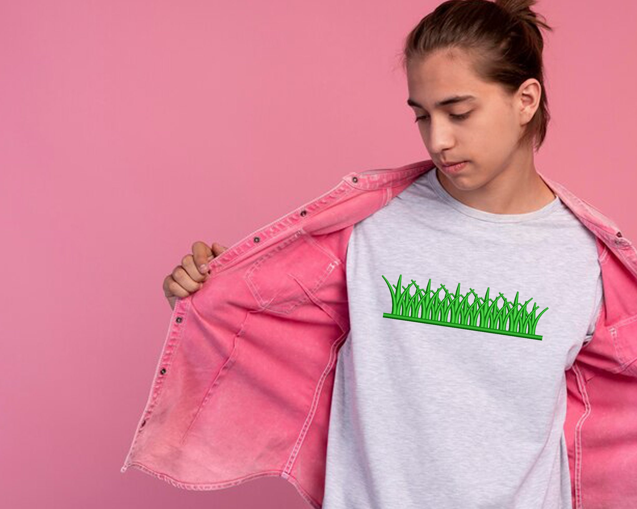 Grass Border Embroidery Design, Machine Embroidery Digital Files ...