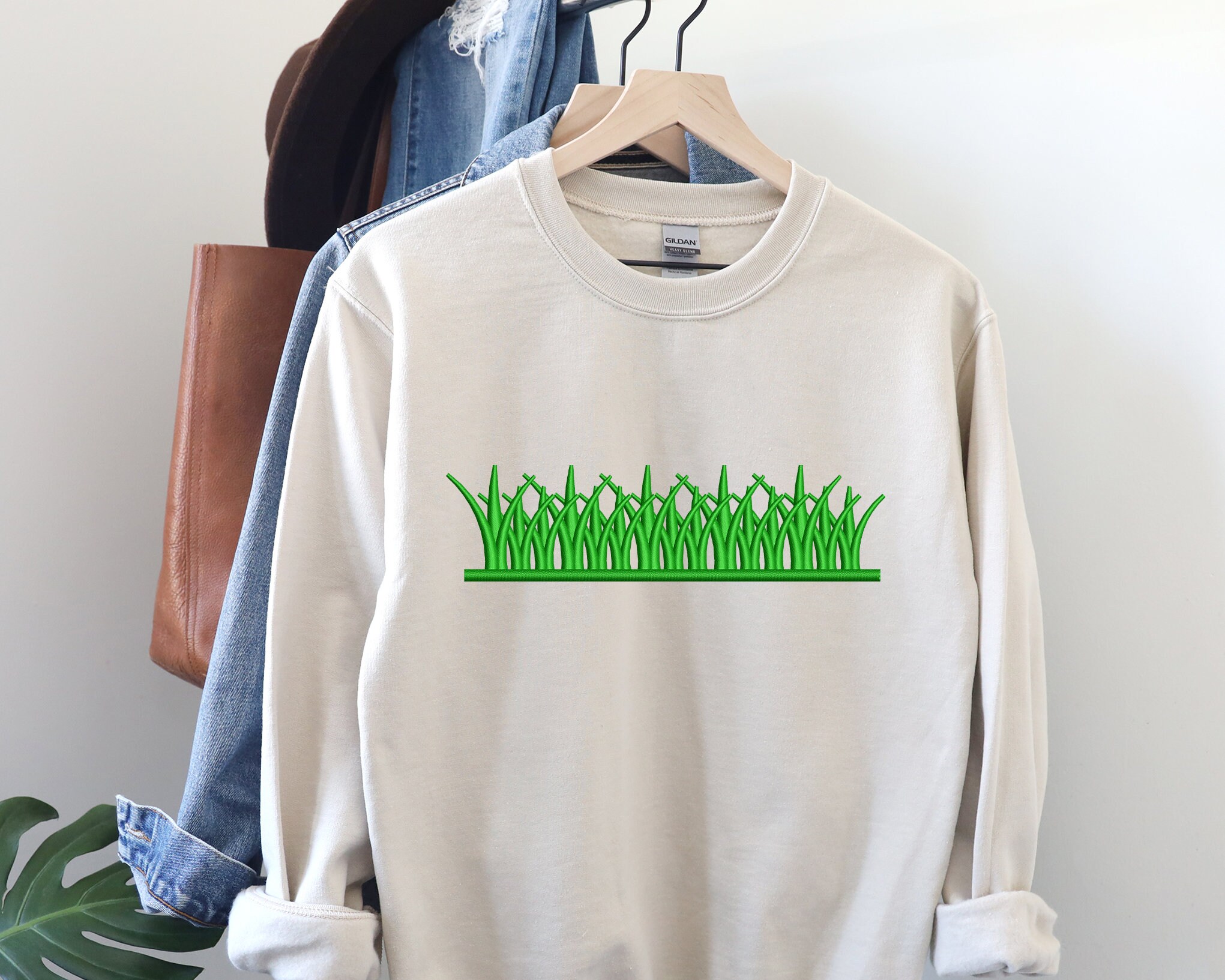 Grass Border Embroidery Design, Machine Embroidery Digital Files ...