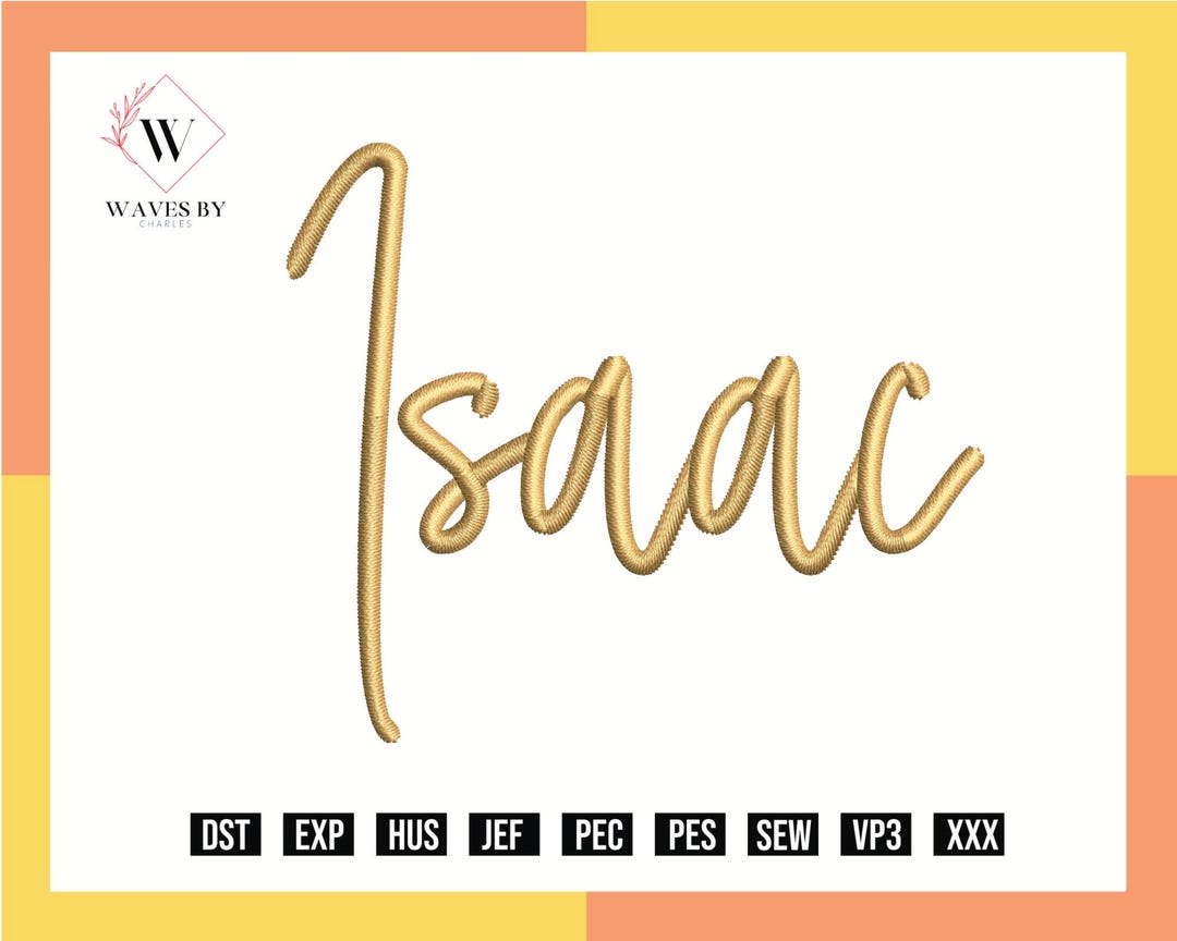 Custom Name Embroidery Designs, Letter Embroidery Digital Design for ...