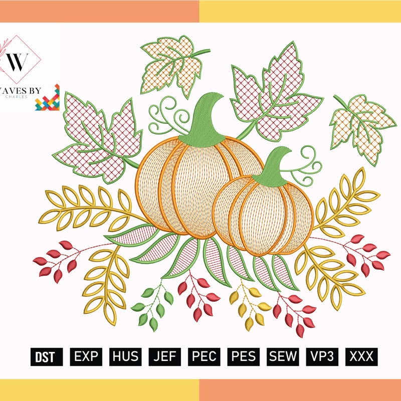 Machine Embroidery Designs Fall - Etsy