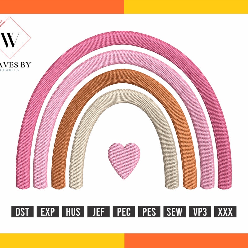 Rainbow Applique - Etsy