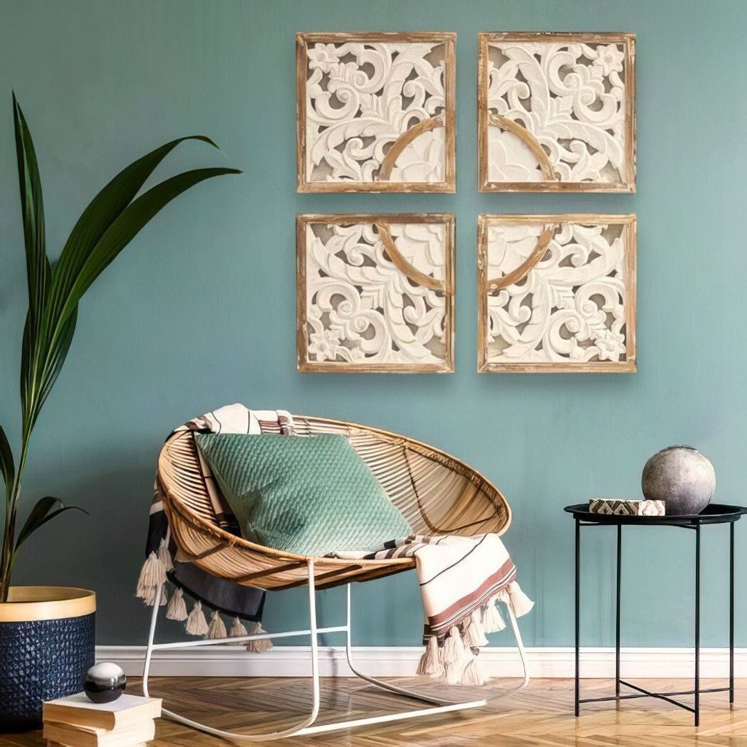 Wood Craft Design, Wooden Hanging, Medalion Wall Hanging, Flower Decor ...