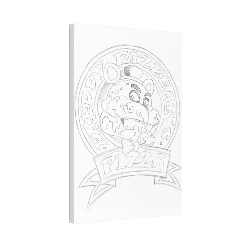 Freddy Fazbear Logo Gloss Canvas - Etsy