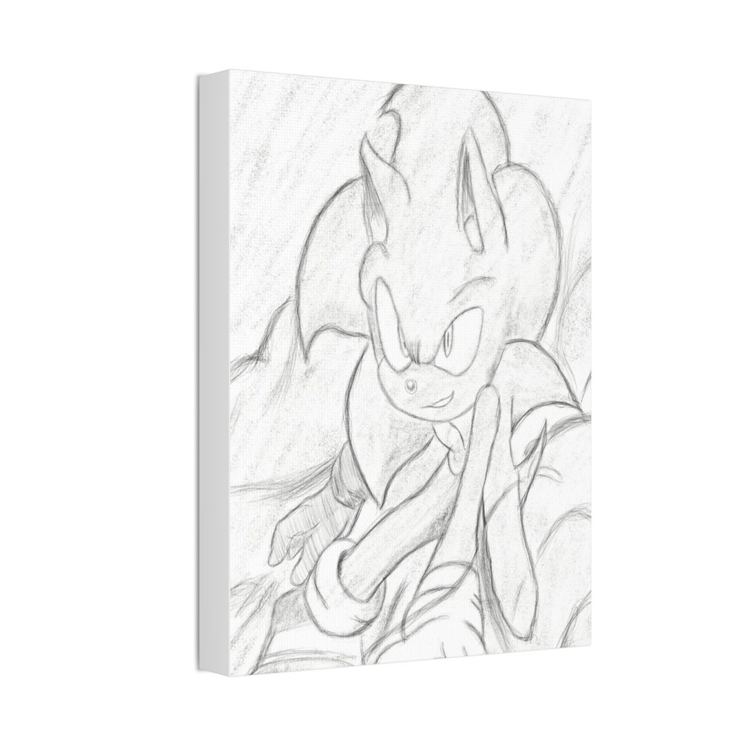 Sonic the Hedgehog Gloss Canvas - Etsy