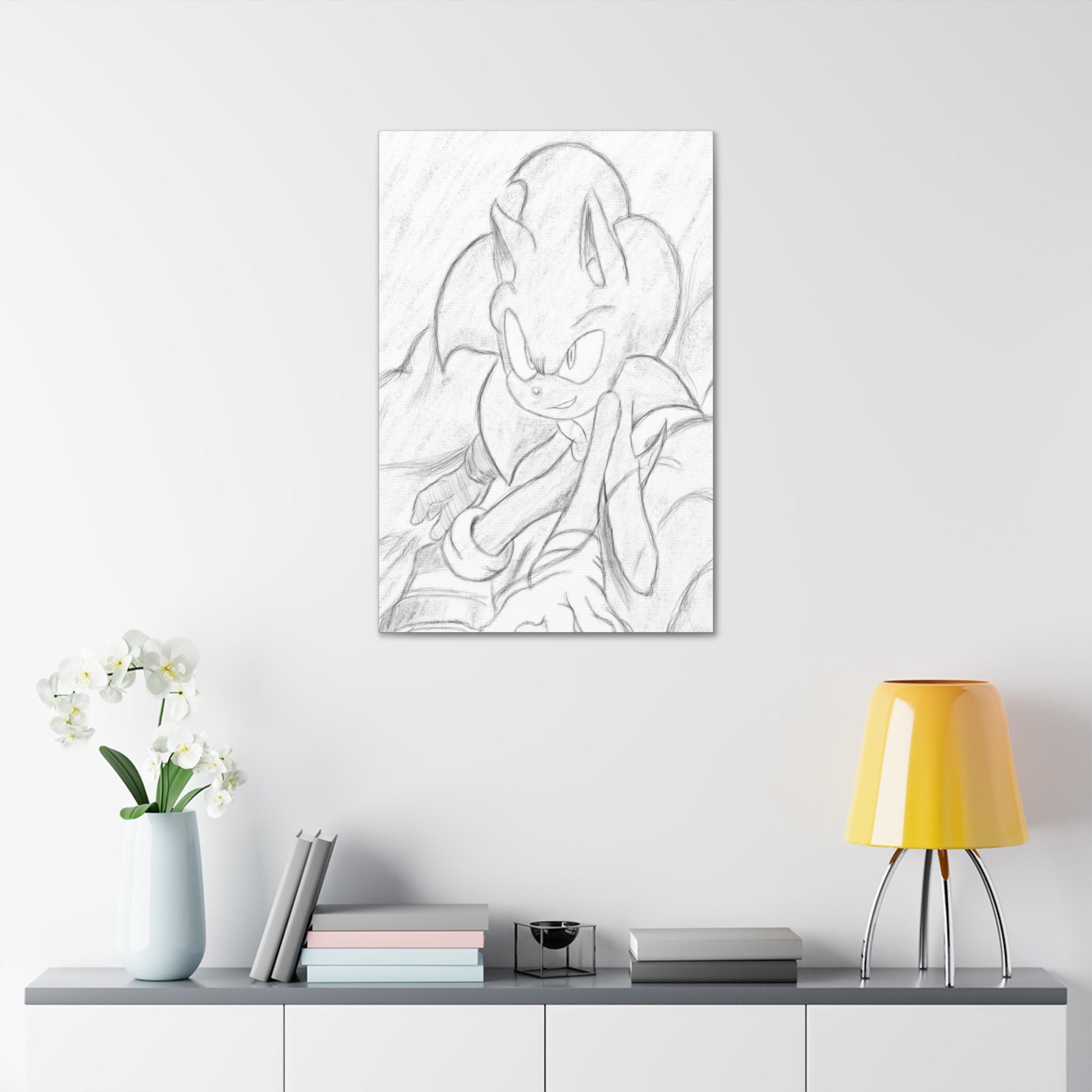 Sonic the Hedgehog Gloss Canvas - Etsy