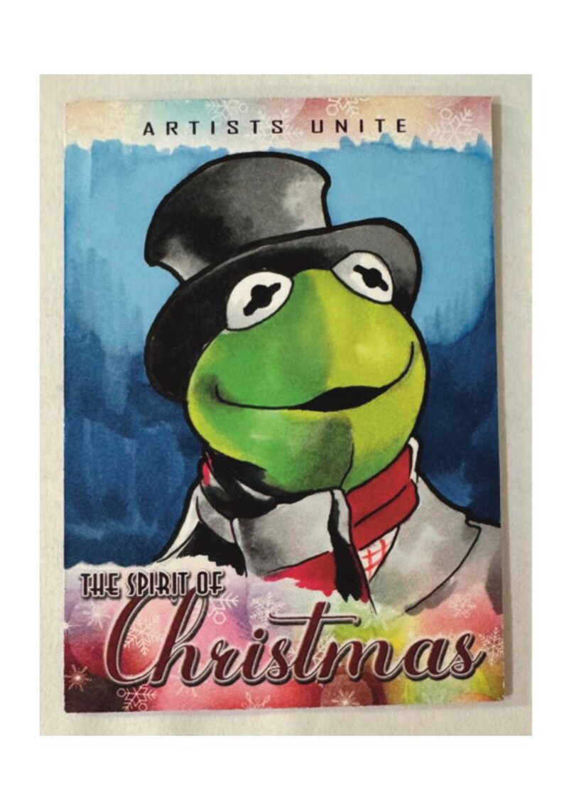 Kermit the Frog Sketch Card - Etsy