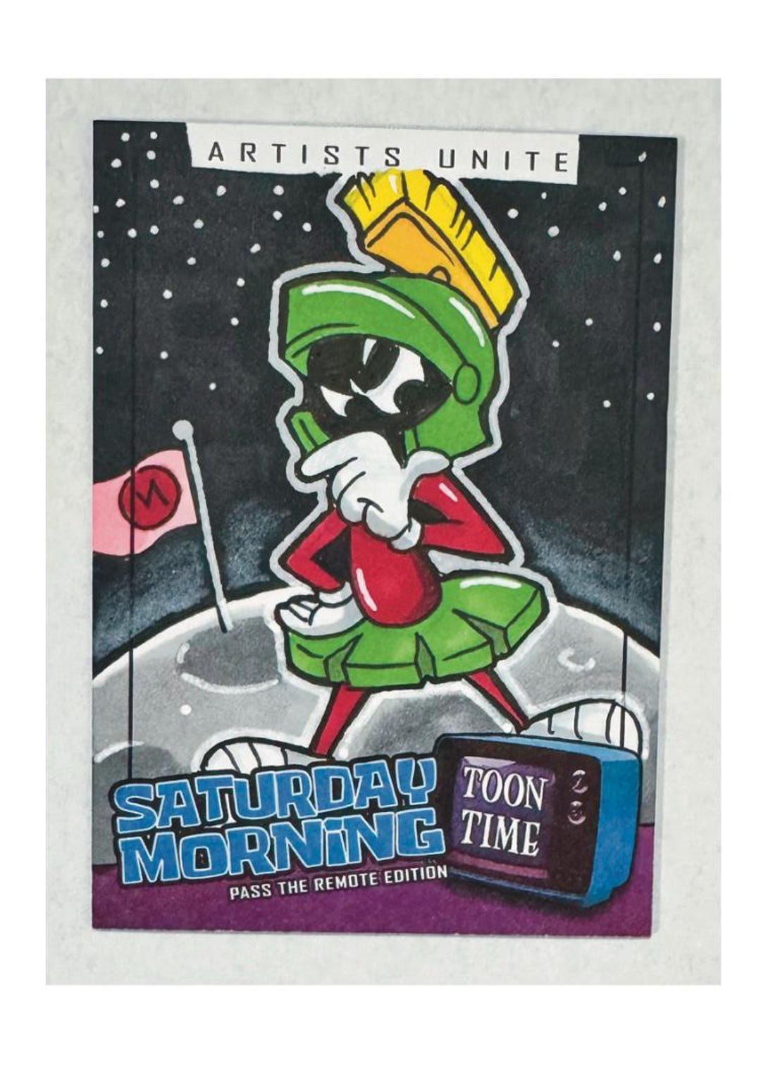 Marvin the Martian Sketch Card - Etsy