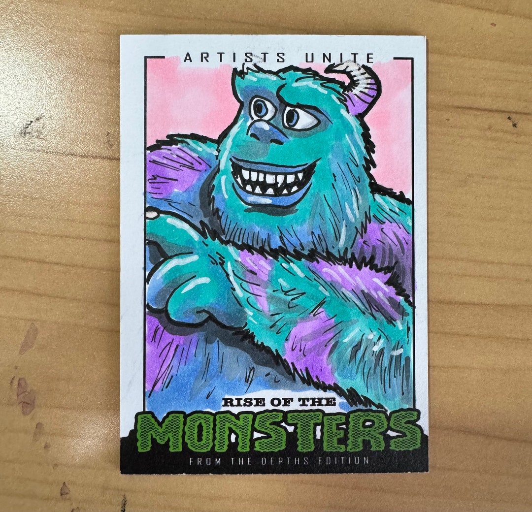 Sully Monsters Inc Sketch Card - Etsy