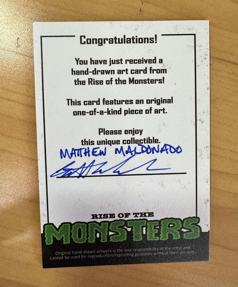 Sully Monsters Inc Sketch Card - Etsy