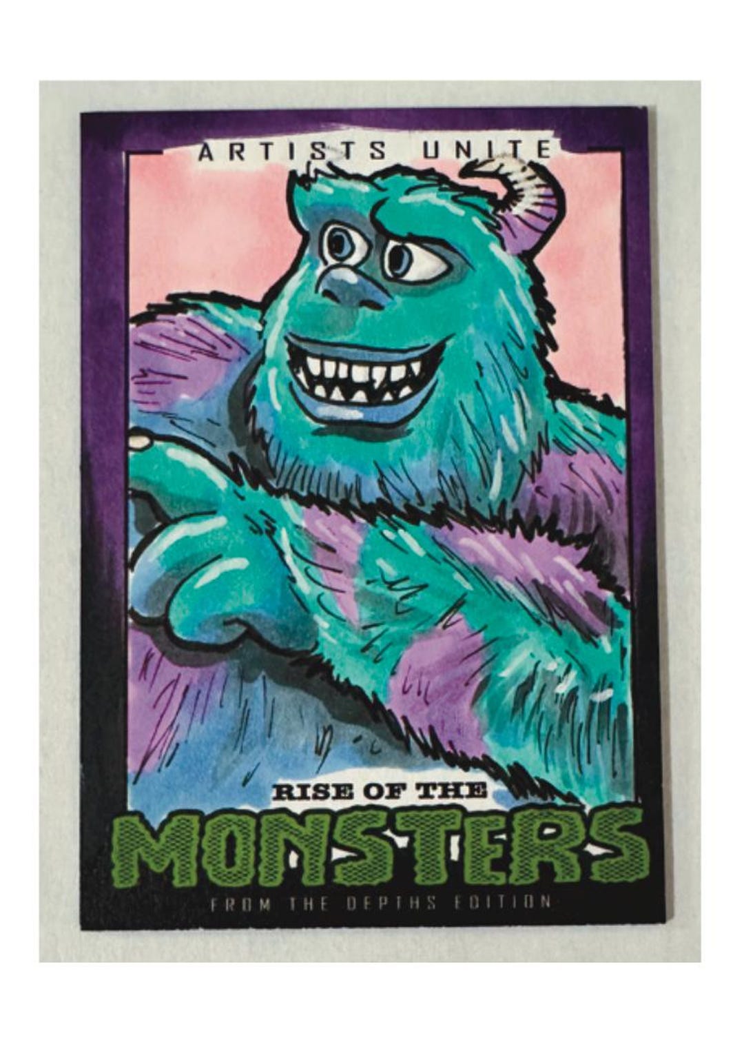 Sully Monsters Inc Sketch Card - Etsy
