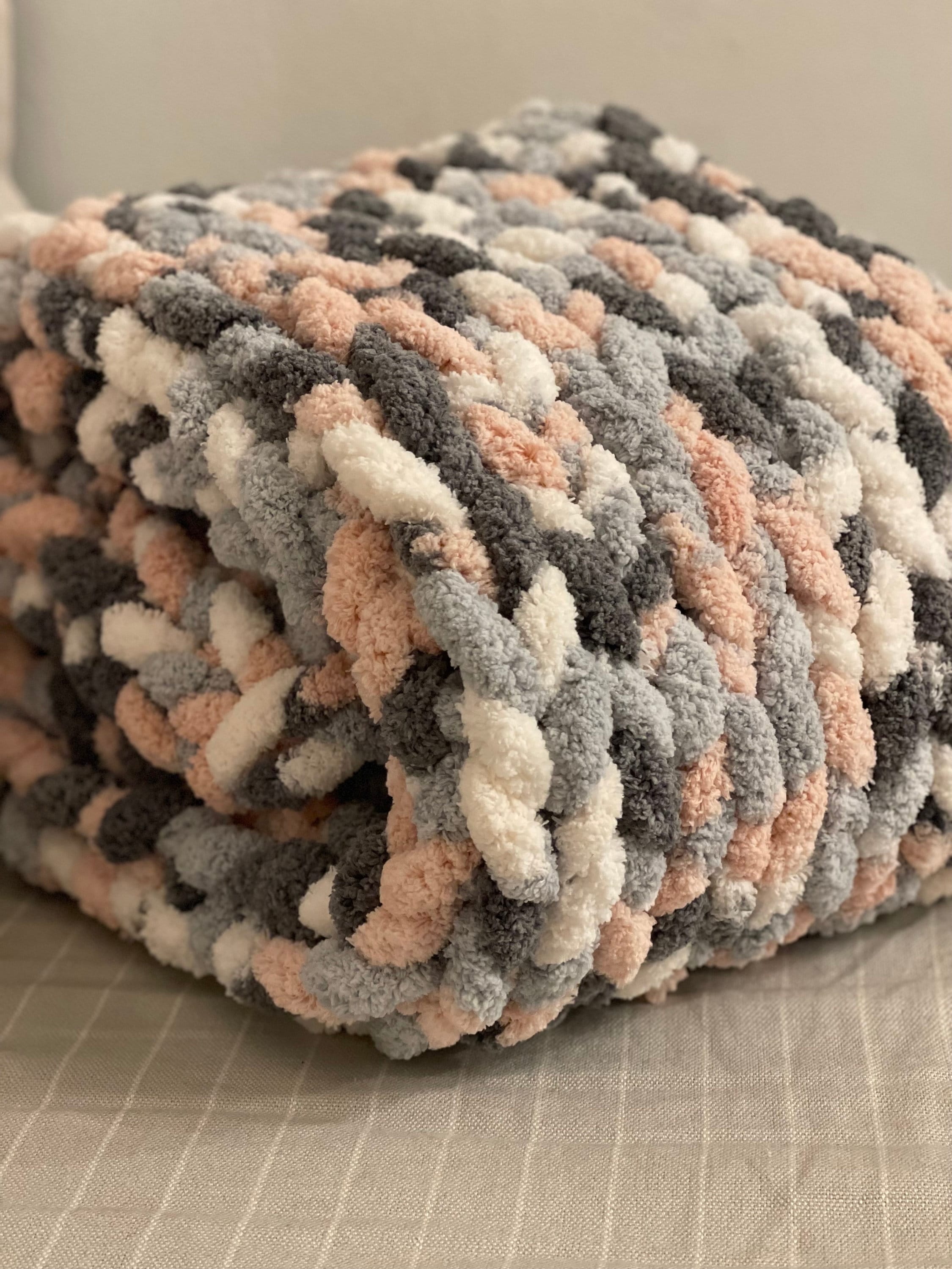 Chunky Knit Baby Blanket - Etsy