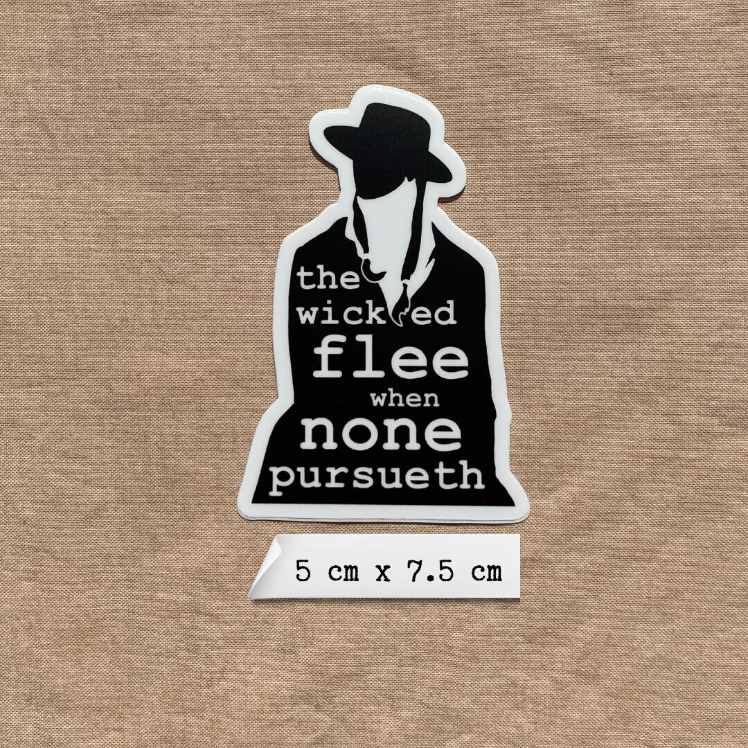 The Wicked Flee Silhouette Sticker - Vinyl Sticker, Die Cut Sticker ...