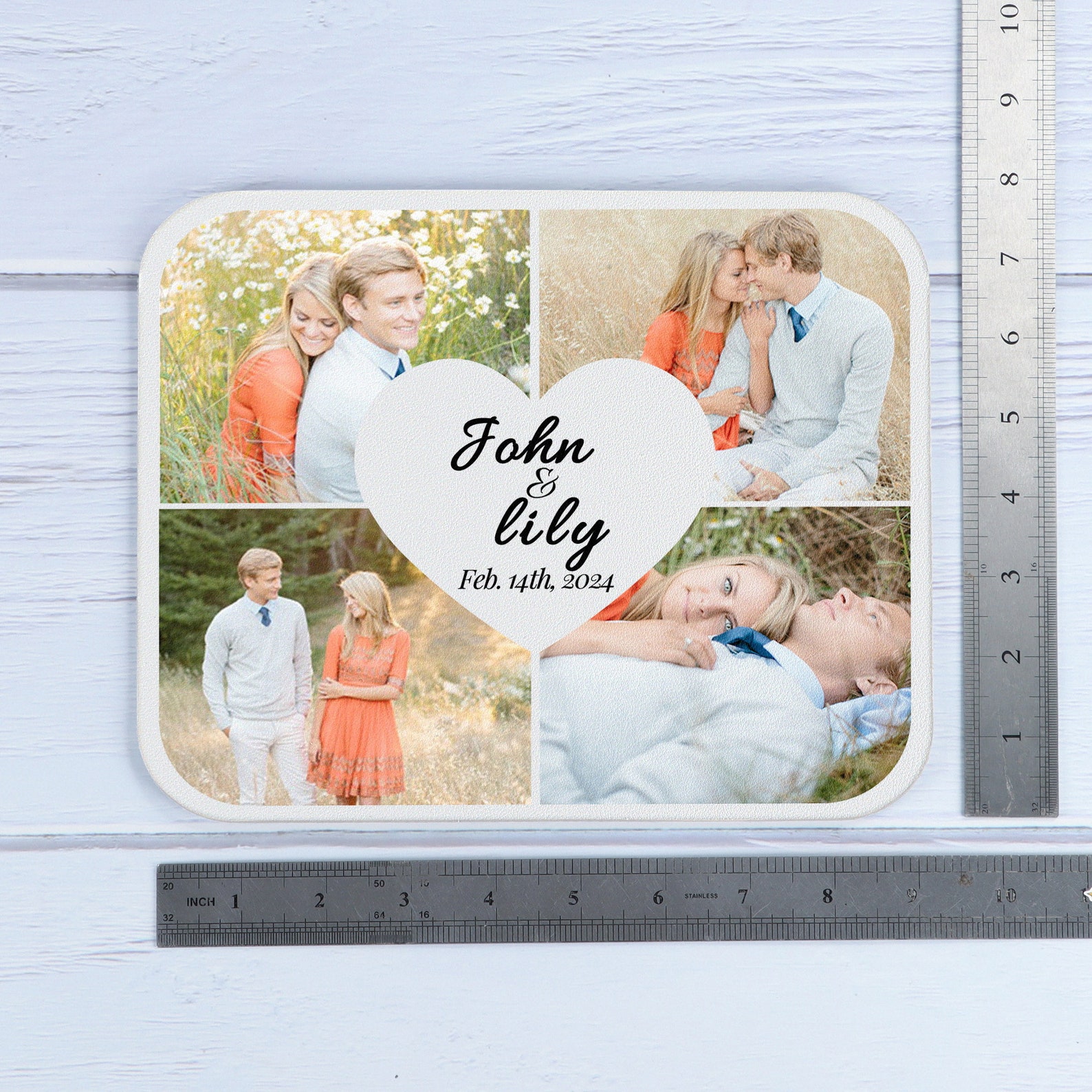 Personalized Mouse Pad Custom Photo Mouse Pad With Text Photo Collage ...