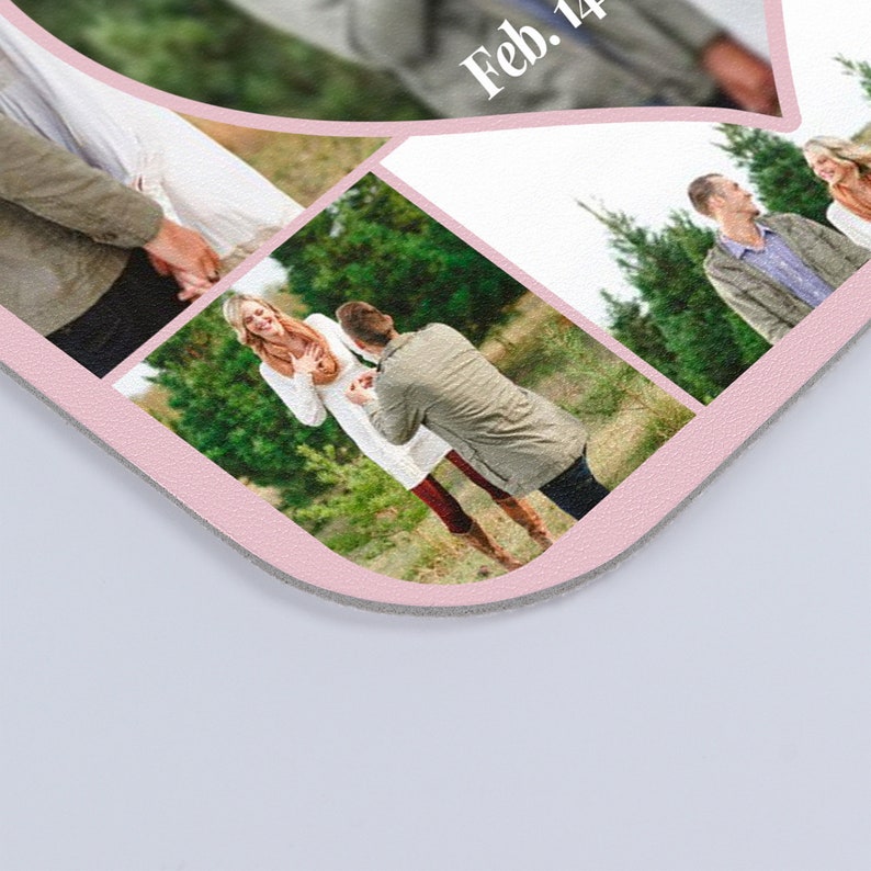 Personalized Mouse Pad Custom Photo Mouse Pad With Text Photo Collage ...