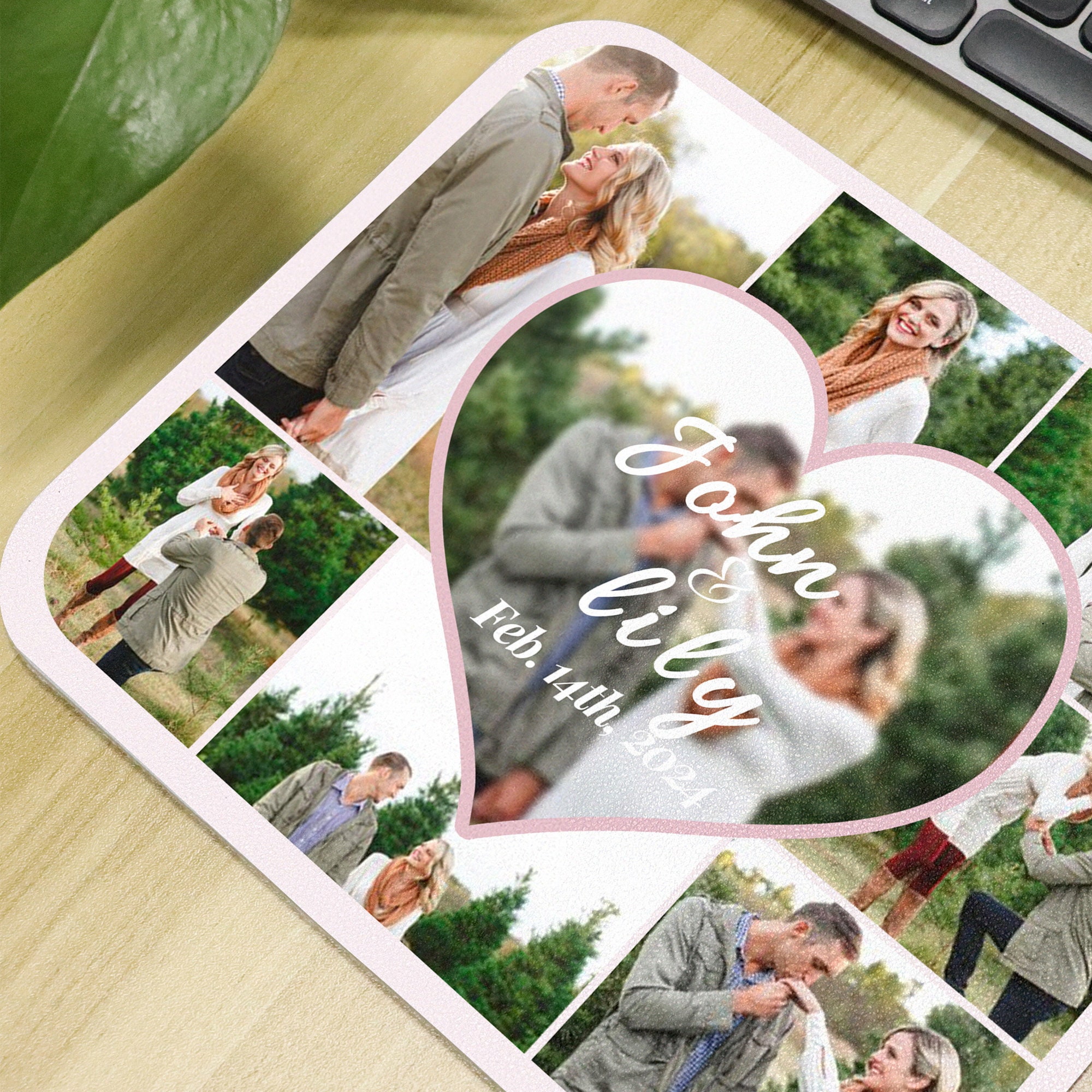 Personalized Mouse Pad Custom Photo Mouse Pad With Text Photo Collage ...