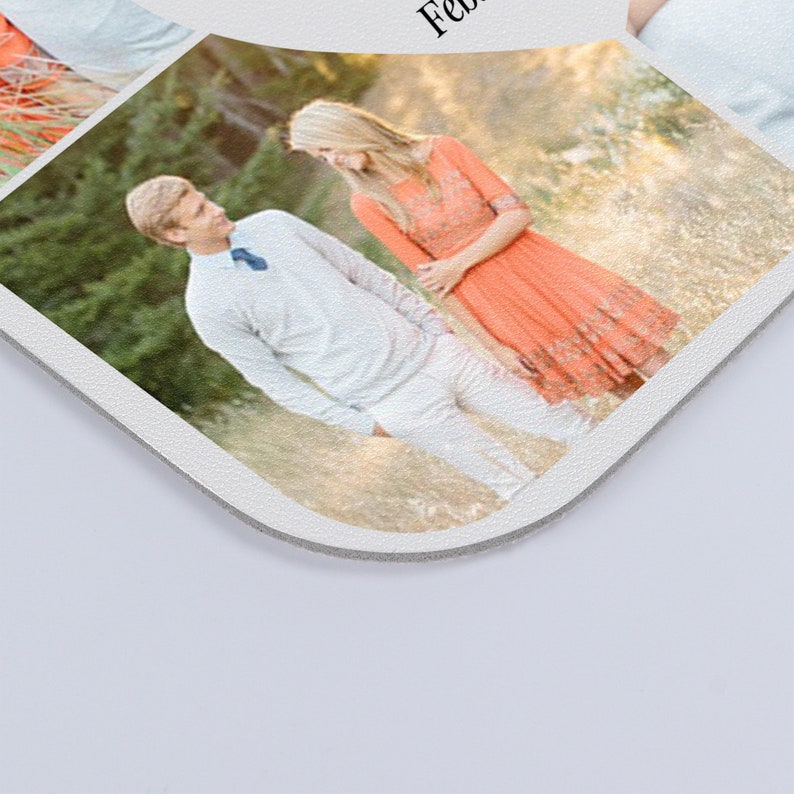 Personalized Mouse Pad Custom Photo Mouse Pad With Text Photo Collage ...
