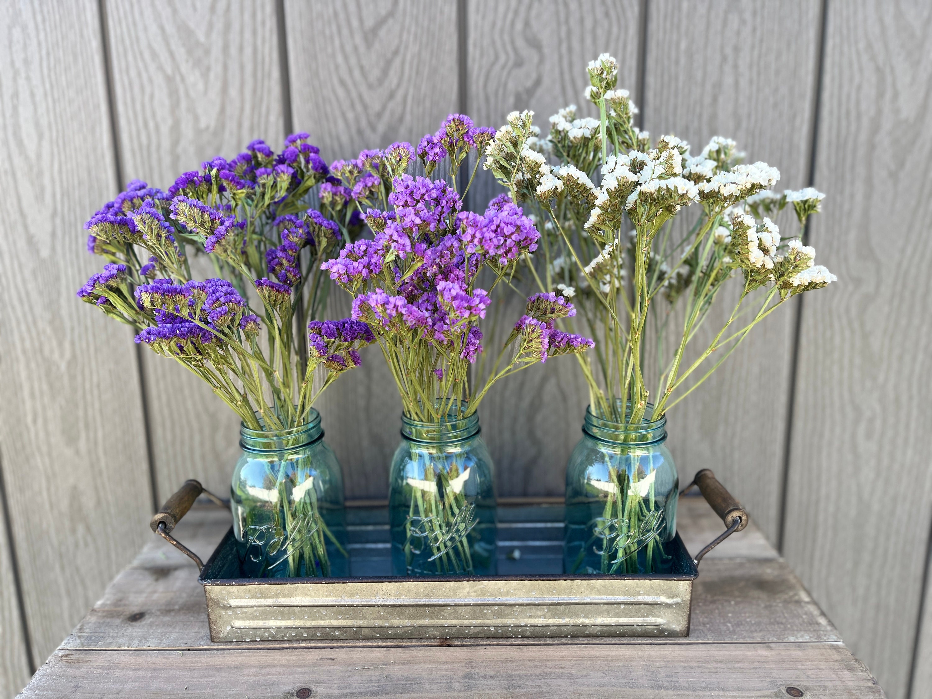 Dried Statice, Dried Flowers, Soft Violet Purple, Everlasting Flowers ...