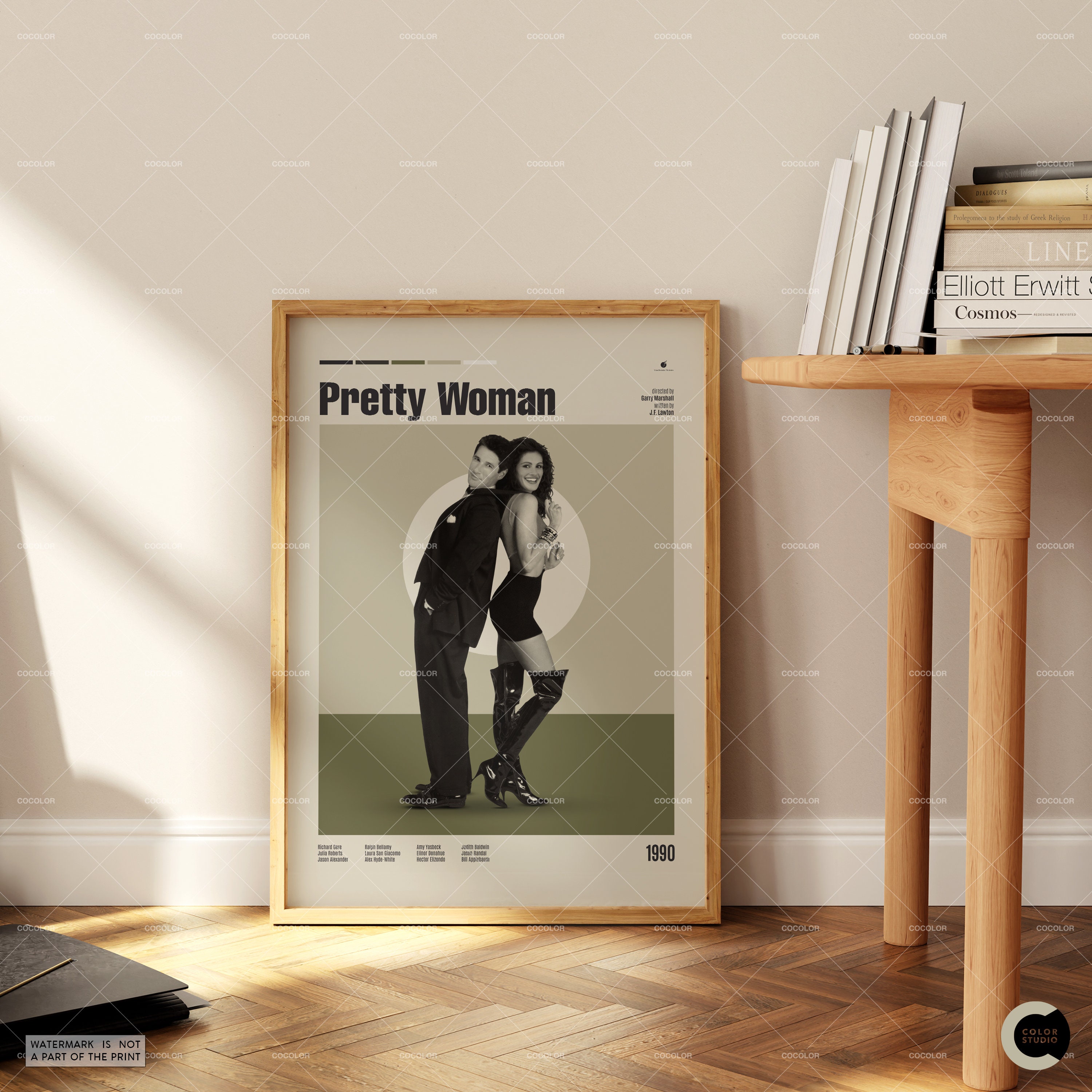 Pretty Woman, Retro Movie Poster, Midcentury Modern, Retro Tv Show ...