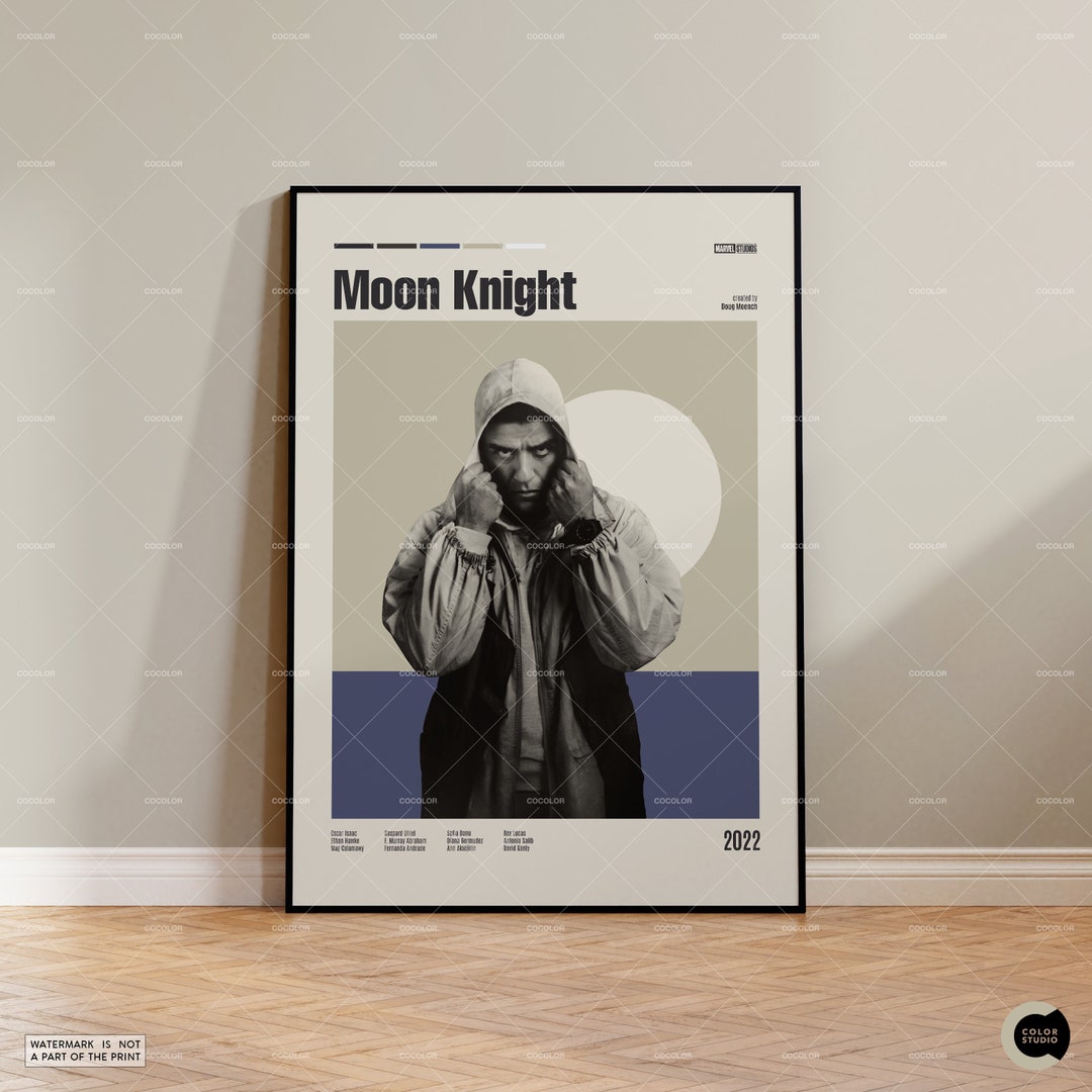 Moon Knight Doug Moench Vintage Movie Poster Retro Modern - Etsy
