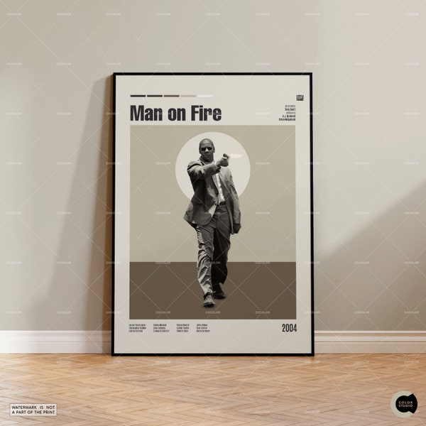 Man on Fire - Etsy