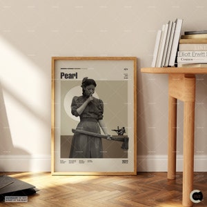 Pearl, Ti West, Midcentury Movie Poster, Retro Movie Print, Vintage ...