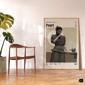 Pearl, Ti West, Midcentury Movie Poster, Retro Movie Print, Vintage ...