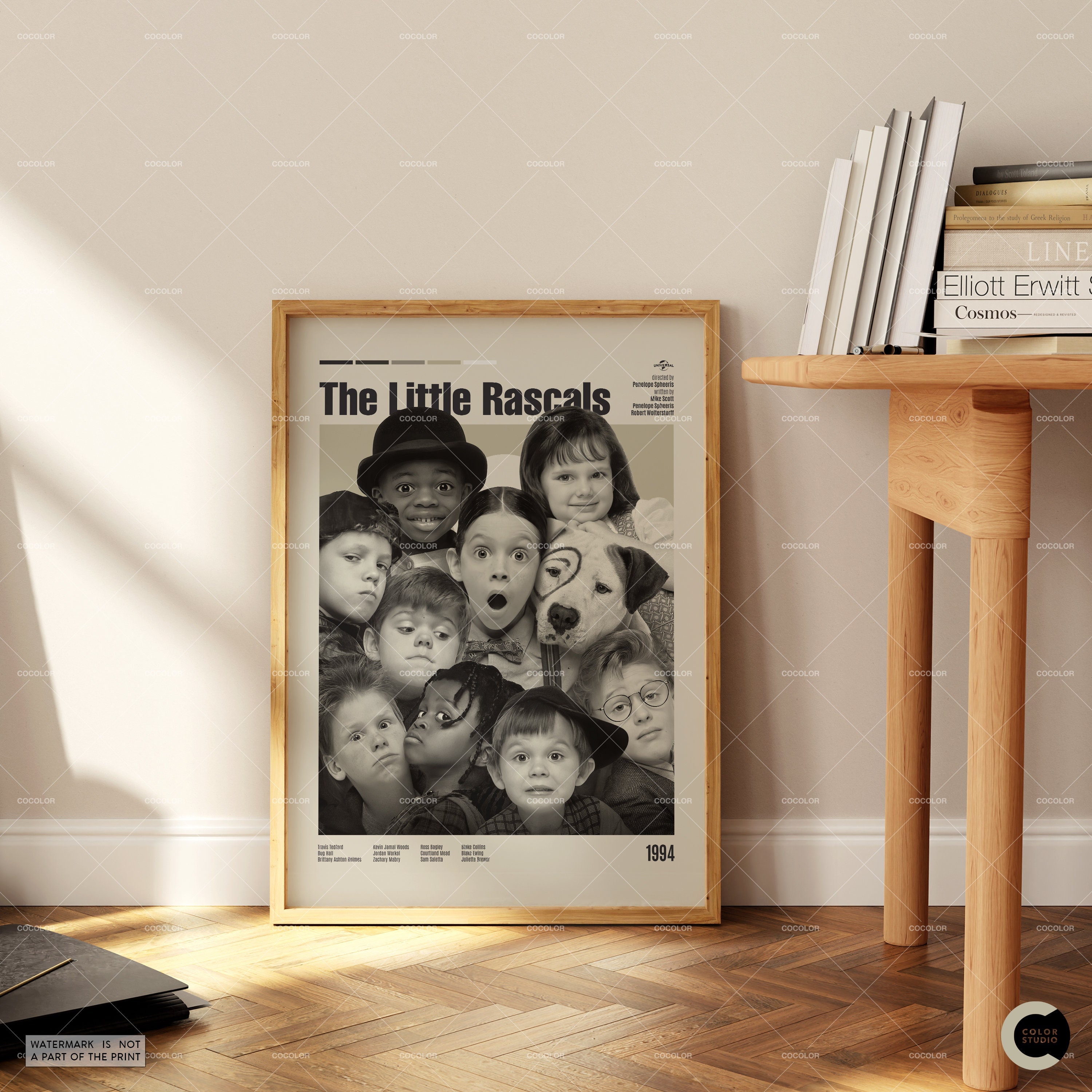 The Little Rascals, Retro Movie Poster, Midcentury Modern, Retro Tv Show Poster, Minimal Movie ...