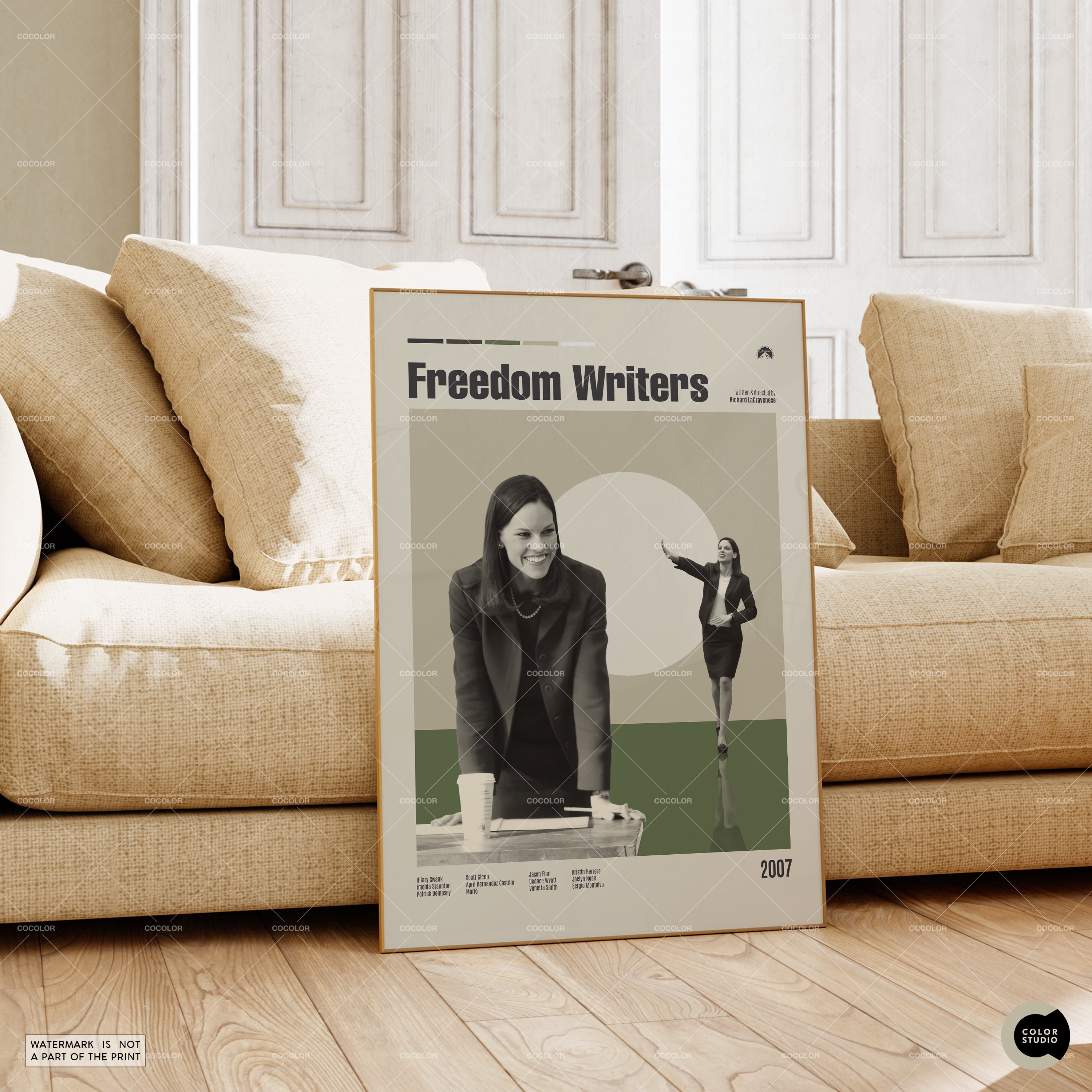 Freedom Writers Retro Movie Poster Midcentury Modern Retro - Etsy