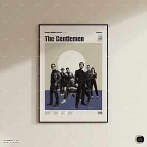 The Gentlemen, Guy Ritchie, Vintage Movie Poster, Retro Modern, Vintage ...