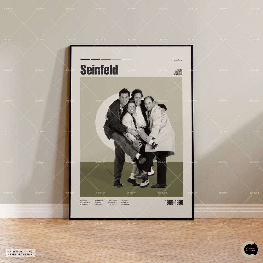 Seinfeld, Seinfeld Restaurant, TV Show Poster, Retro Movie Poster ...