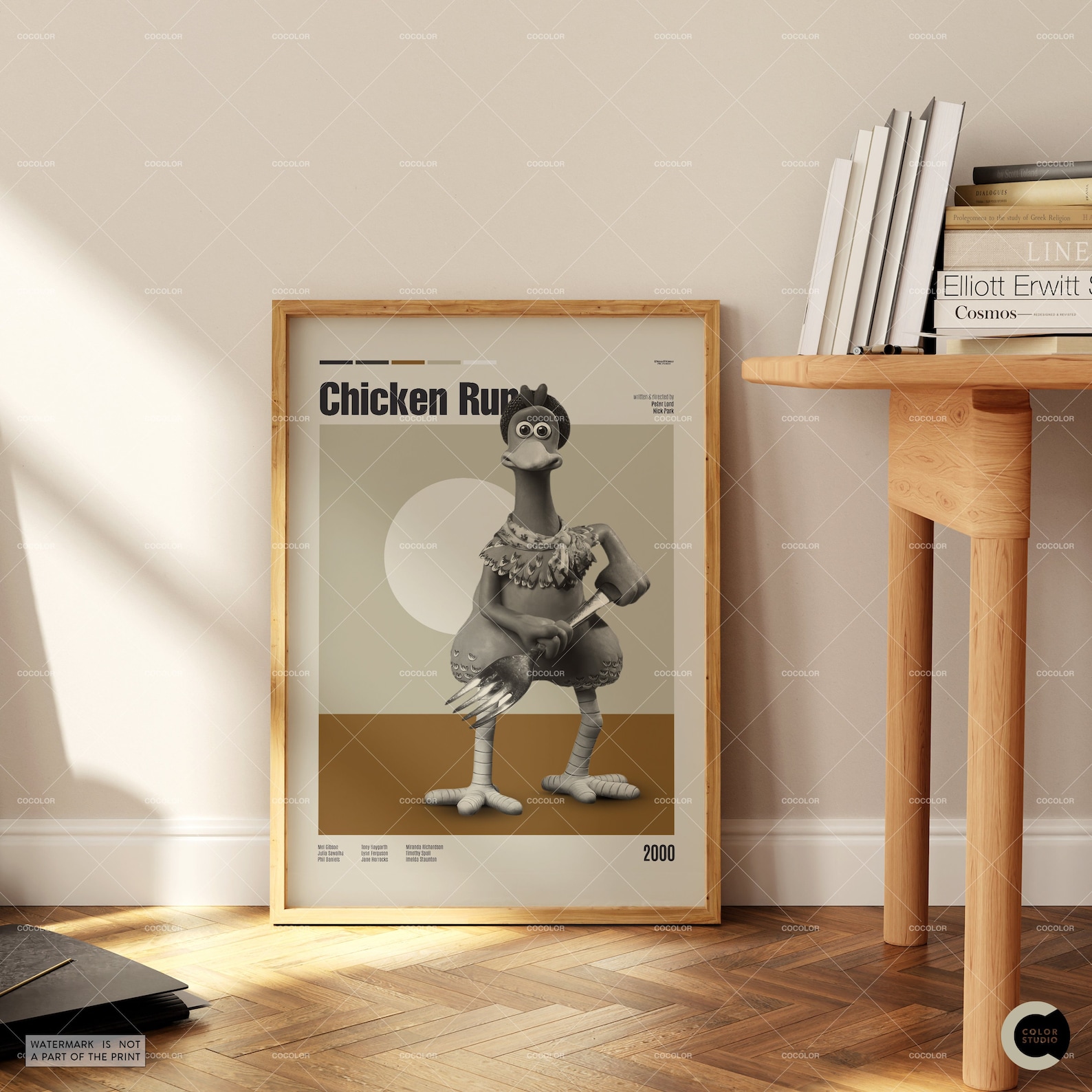 Chicken Run, Retro Movie Poster, Midcentury Modern, Retro Tv Show ...