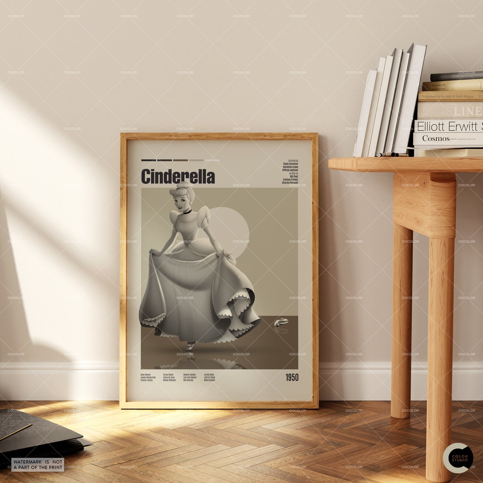 Cinderella Retro Movie Poster Midcentury Modern Retro Tv - Etsy