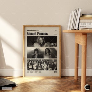 Almost Famous, Retro Movie Poster, Midcentury Modern, Retro Tv Show ...