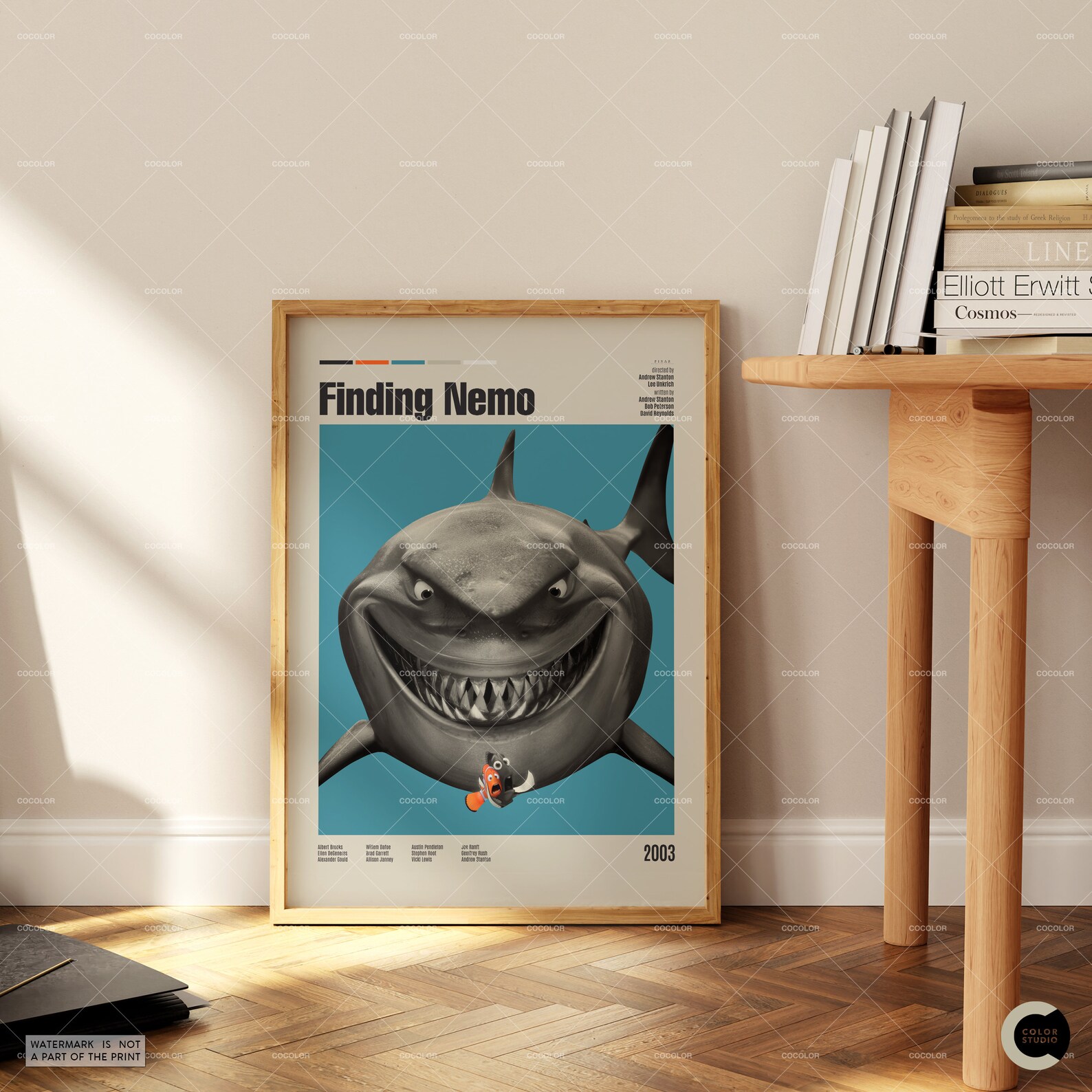 Finding Nemo, Retro Movie Poster, Midcentury Modern, Retro Tv Show ...