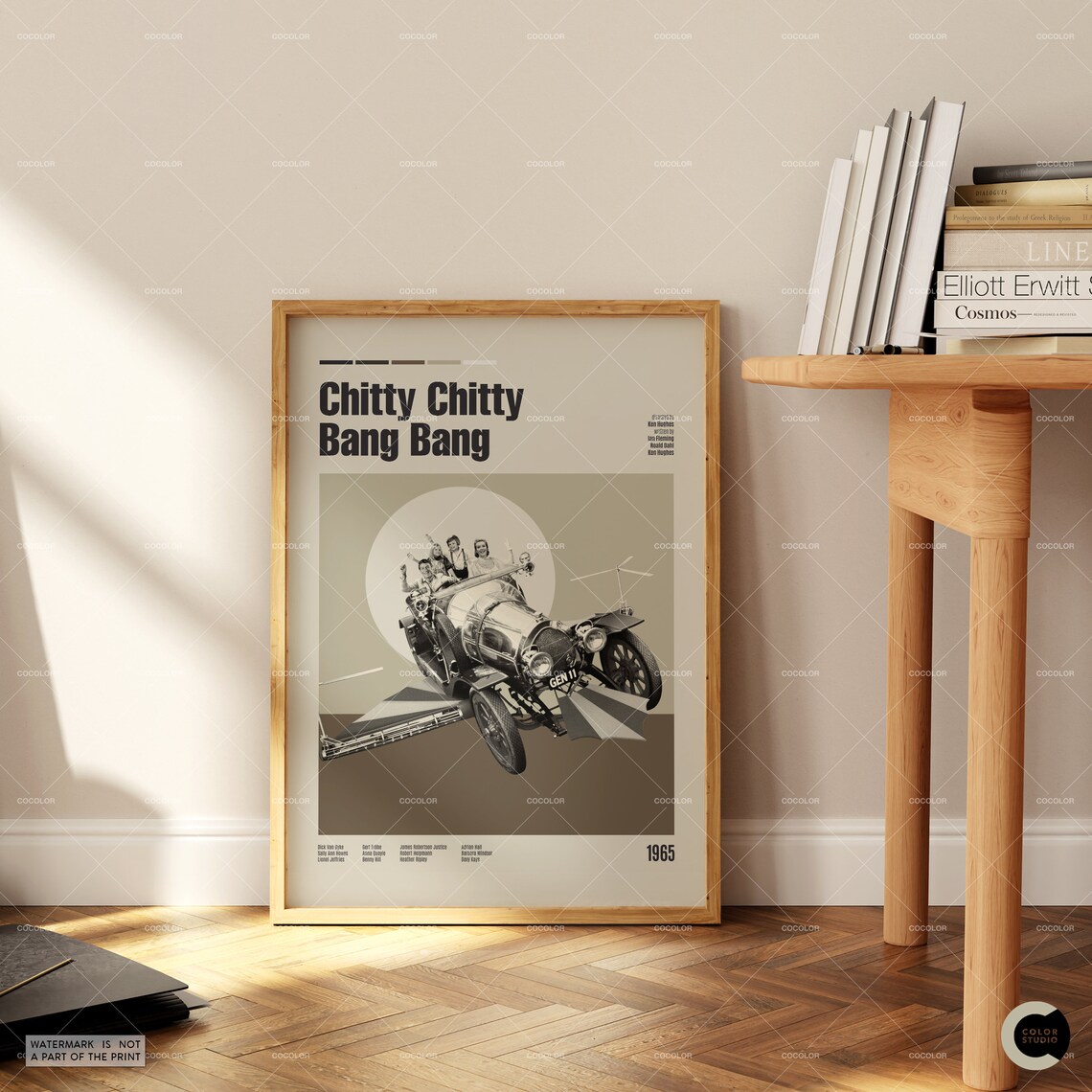 Chitty Chitty Bang Bang Retro Movie Poster Midcentury - Etsy