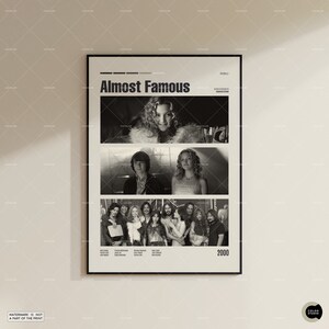 Almost Famous, Retro Movie Poster, Midcentury Modern, Retro Tv Show ...