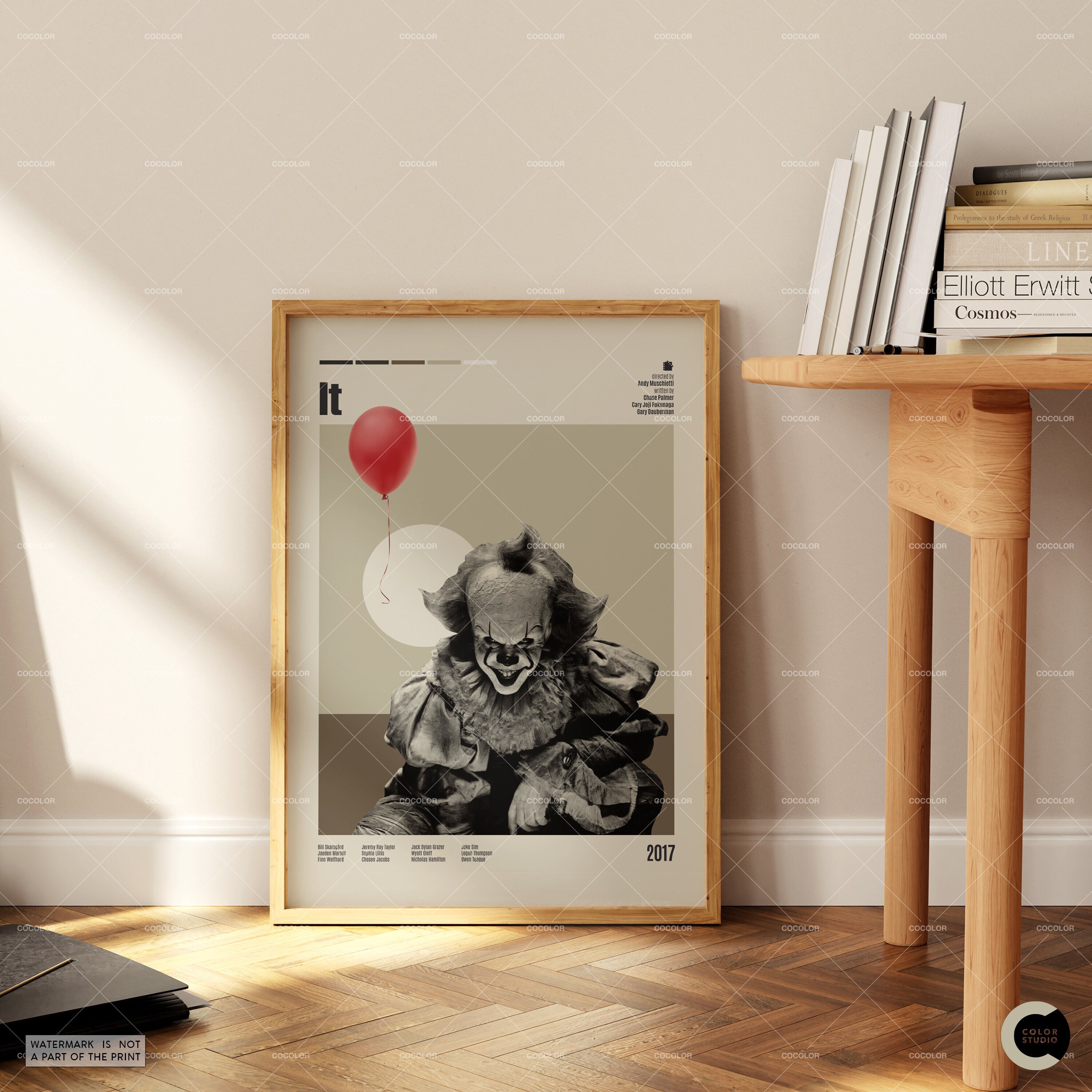 It, Retro Movie Poster, Midcentury Modern, Retro Tv Show Poster ...