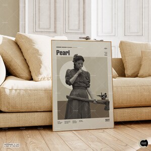 Pearl, Ti West, Midcentury Movie Poster, Retro Movie Print, Vintage ...