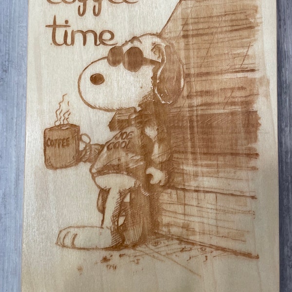 Wooden Snoopy Sign - Etsy