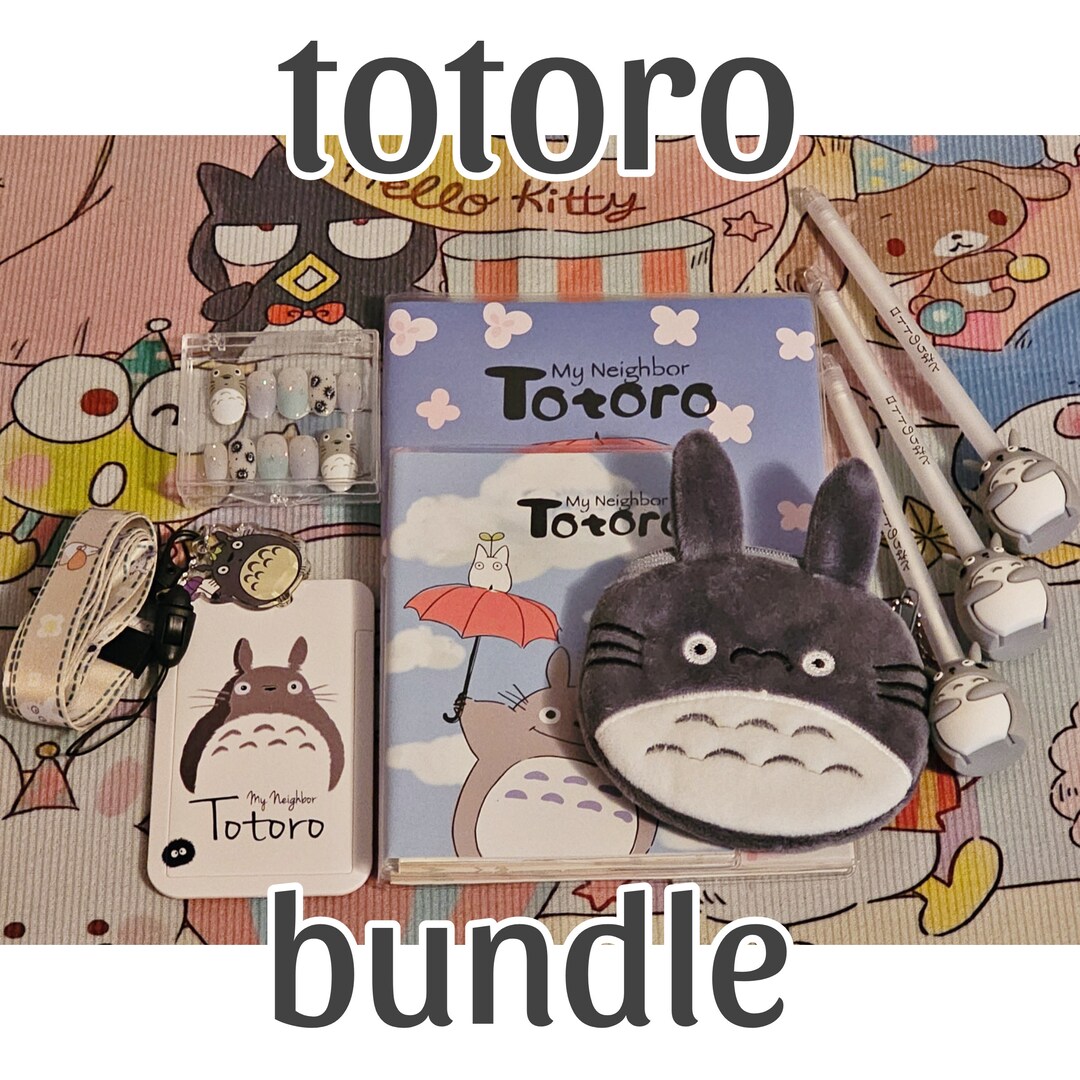 My Neighbor Totoro Bundle Gift Set Stationery and Accessories - Etsy
