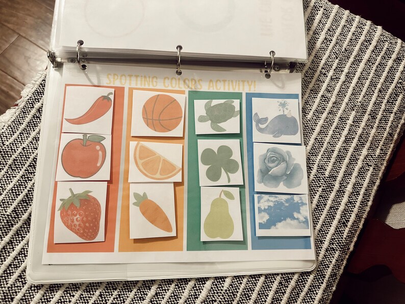 Personalized Sensory Binders - Etsy