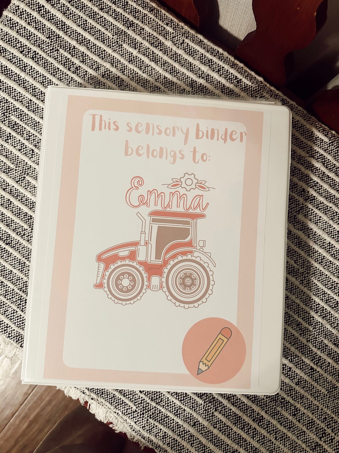 Personalized Sensory Binders - Etsy