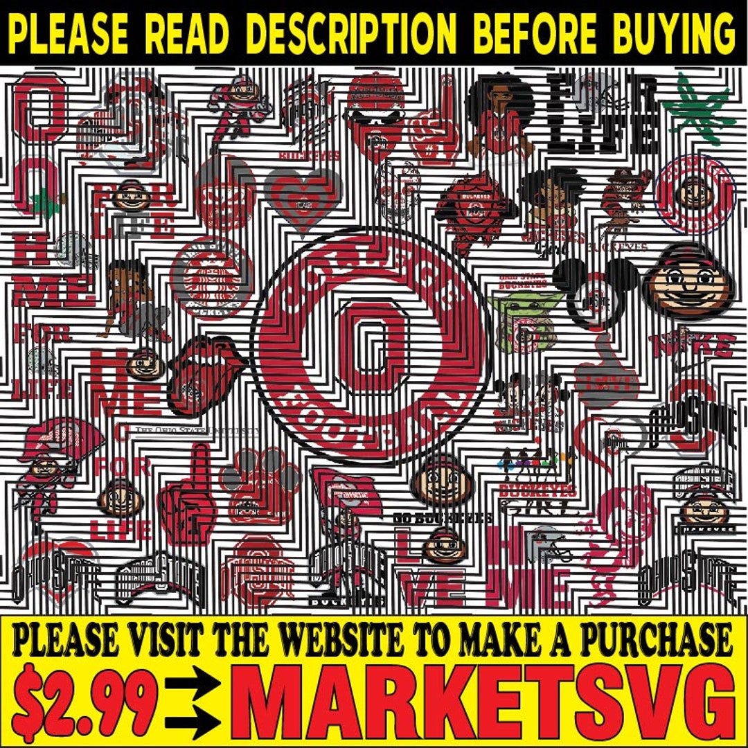 Ohio State Buckeyes Football Team Svg Ohio State Buckeyes - Etsy
