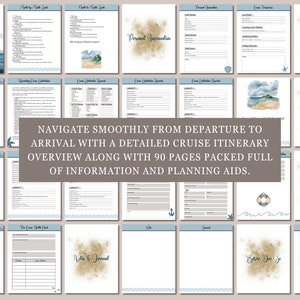 Cruise Planner and Travel Journal - Printable or Digital Cruise ...