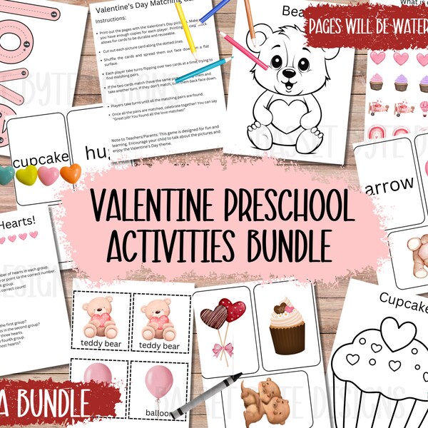 Preschool Activity Bundle - Etsy