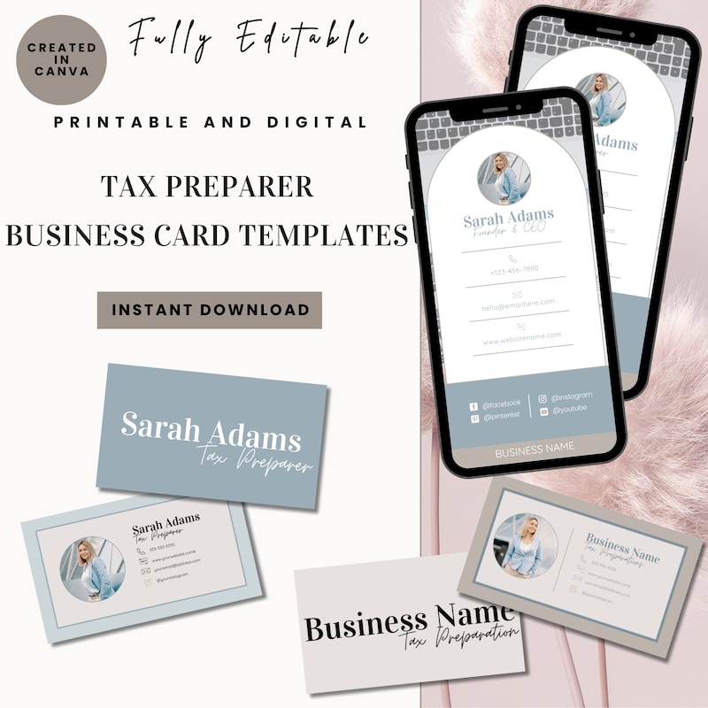 Tax Preparer Business Cards - Etsy