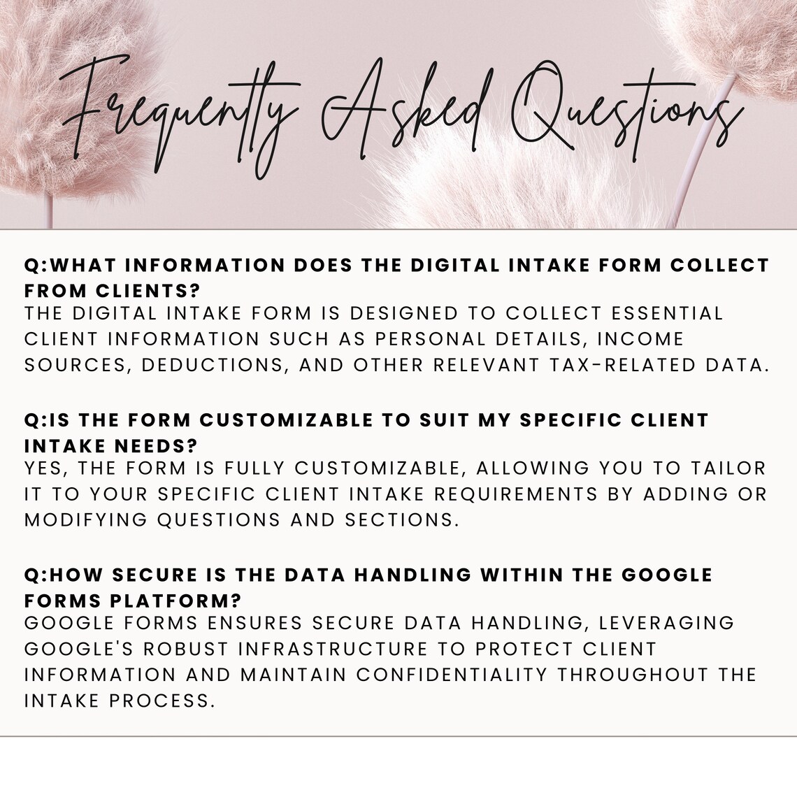 Tax Preparer New Client Intake Form Template - Printable & Digital ...