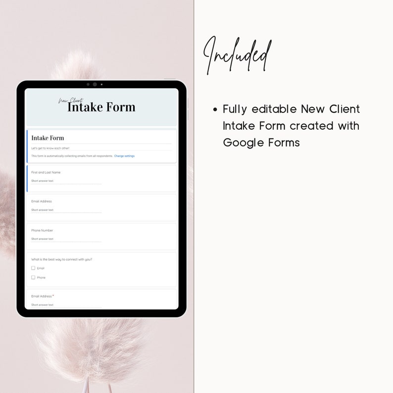 Tax Preparer New Client Intake Form Template - Printable & Digital ...