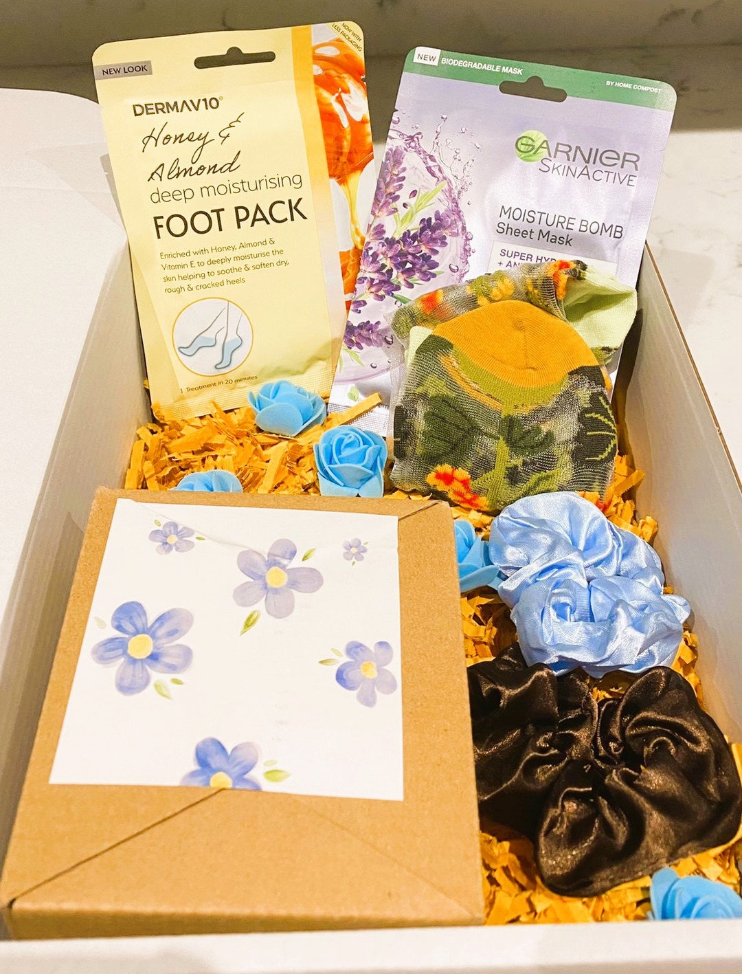 Women Gift Box Cup, Socks, Foot and Face Mask, 2 X Hair Band - Etsy